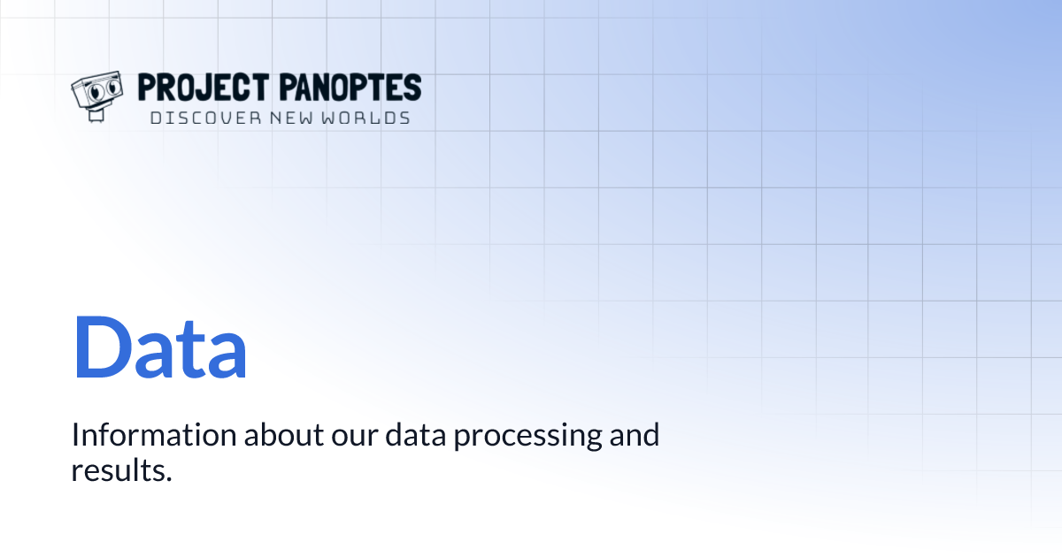 Data | Project PANOPTES